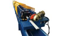 China 55mm PU Foam Roller Shutter Door Roll Forming Machine with 46 Stations and 8-15m/min Speed for sale