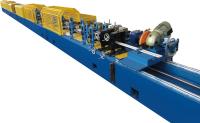 China Automatic Punching PU Shutter Door Roll Forming Machine Flat Injection 24 * 0.6 * 0.9m for sale