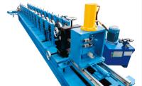 China Single Chain Drive 0.7 - 1.2mm Thick Cold Roll Former Shutter Door Bottom for sale