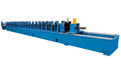 China 11Kw GCr15 Roller Door Frame Roll Forming Machine with 18 Stations and 12-15m/min Speed for sale