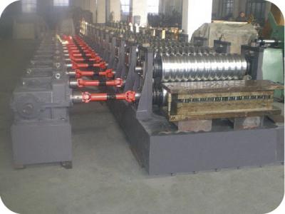 China 18 Station Steel Silo Panel Roll Forming Machine 55Kw Hydraulic Power with Custom PLC Control System for sale