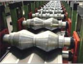 China Automatic 5.5Kw Hydraulic Power Anode Plate Roll Forming Equipment PLC Control System for sale