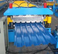 China Blue High Speed Roof Panel Roll Forming Machine / Roll Former Machine for sale