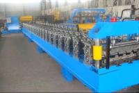 China Blue High Speed Roof Panel Roll Forming Machine / Roll Former Machine for sale