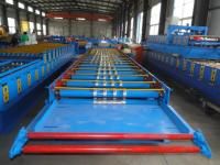 China Durable Double Layer Roll Forming Machine for Metal Floor Tiles - 18 Stations, 8-12m/min Speed, 5 Ton Capacity for sale