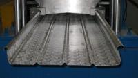 China Standing Beam Roof Panel Roll Forming Machine 4 - 8m / min 16 Stations for sale