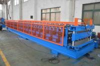 China Double Layer Color Coated Steel Roof Panel Roll Forming Machine 18 Stations 8-12m/min PLC Control for sale
