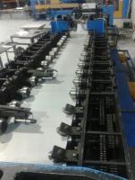 China Galvanized Steel Roll Forming Line with 15 Stations and 75mm Shaft for Racking Systems for sale