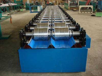 China Standing Seam Metal Roofing Sheet Roll Forming Machine 658mm Effective Width 18 Stations for sale