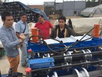 China Durable Roof Tile Making Machine with 18 Roller Stations for 0.3-0.8mm Galvanized Steel Panels for sale