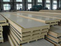 China High Speed PU Sandwich Panel Production Line 8m/min with 150kW Power for 40-250mm Thickness Panels for sale
