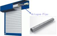 China High Frequency Speed Cold Roll Forming Equipment 70mm Steel Octagon Pipe For Roller Shutter Door for sale