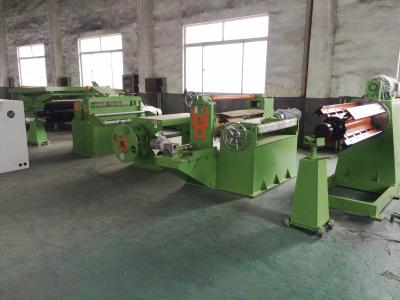 China Carbon Steel Slitting Line 0.3-1.5mm Thick Semi-Auto Speed 0-100 m/min 380V for sale