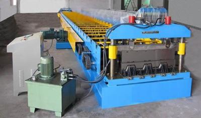 China PLC Panasonic Steel Roof Floor Deck Roll Forming Machine Customized for sale