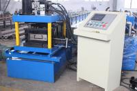 China 1mm Galvanized Coils Stud and Track Roll Forming Machine Chain Transmission for sale