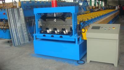 China PLC Controlled Floor Deck Roll Forming Machine 18.5kW 380V 50Hz 28 Stations for sale