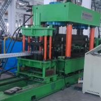 China 1.5mm-6mm Metal Steel Omega Silo Post Roll Forming Machine 22kw 380V 50Hz for Grain Storage Silos for sale
