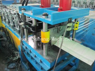 China Fully Automated Ridge Hip Roll Forming Machine 5.5kW 18-Station for 0.3-0.6mm Steel Coils for sale