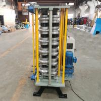 China Crimping Curving Roof Panel Rollers Machine 0.3mm - 0.8mm Thickness for sale