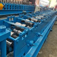 China 1.0-2.0mm CZ Purlin Roll Forming Machine Hydraulic Cutting Steel Hat Shape 7.5KW 12-15M/MIN for sale