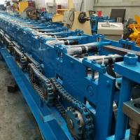 China 1.0-2.0mm CZ Purlin Roll Forming Machine Hydraulic Cutting Steel Hat Shape 7.5KW 12-15M/MIN for sale
