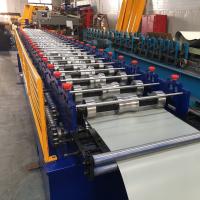 China 0.3mm - 0.8mm Roof Panel Roll Forming Machine 5.5Kw Clip Lock for sale