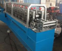China Galvanized Steel Roof Batten Cold Roll Forming Machine 0.8-1.2mm Hydraulic Cutting 10-15m/min for sale