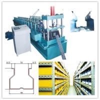 China Material Thickness 2-3mm Heavy Duty Rack Forming Machine , Pallet Rack Column Roll Forming Machine for sale