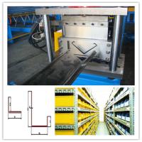 China Material Thickness 2-3mm Heavy Duty Rack Forming Machine , Pallet Rack Column Roll Forming Machine for sale