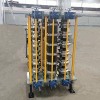 China PPGI Crimping Curving Roof Panel Rollers Machine 10 - 15 Meters/Min for sale
