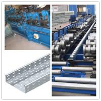 China Cable Tray Roll Forming Machine 100-600mm Width with 15KW Power and 0-10m/min Speed for Industrial Production for sale