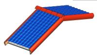 China Glazed Tile Roll Forming Machine 0.3-0.8mm Material 15m/min Speed 380V 3 Phase for sale
