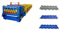 China Galvanized Steel Roof Panel Double Layer Roll Forming Machine 12--15 m / Min for sale