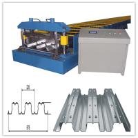 China Material Thickness 0.5--3mm Deck Floor Roll Forming Machine 8 Tons 28 Stations for sale