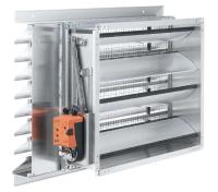China Blade Flange Fire Damper Roll Forming Machine 16 Stations 10m/min for sale