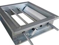 China 16 stations Froming Stage Galvanized Steel Fire Damper Roll Forming Machine Frame thickness 1.5-2.0mm for sale
