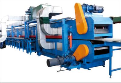 China 0.8mm PU Sandwich Panel Production Line with 24m Double Belt & 10T Capacity Uncoiler for sale