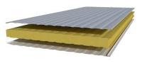 China Color Steel Sheet 0.4-0.8mm PU Sandwich Panel Making Machine Production Line 24m Double Belt for sale