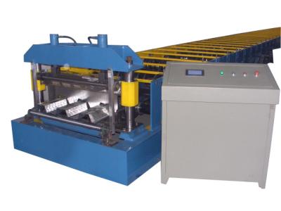 China Fully Automatic Deck Floor Roll Forming Equipment 0 - 12 M / Min 28 Roller Stands for sale