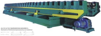 China Automatic 38 Roller Stations Shutter Door Roll Forming Machine 0.3-1.2mm Steel for sale