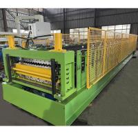 China 0.12mm - 0.4mm PPGI Double Layer Roll Forming Machine With Trapezoidal Corrugated for sale