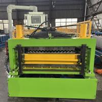 China 0.12mm - 0.4mm PPGI Double Layer Roll Forming Machine With Trapezoidal Corrugated for sale