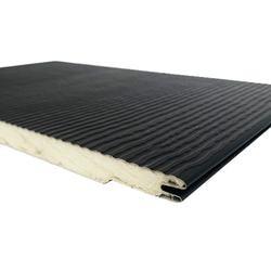 China 16mm Thickness Decorative PU Sandwich Wall Panel 3.7kg/m² Insulated Metal Sheet for Building Construction for sale
