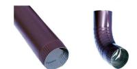 China Thickness 0.3 - 0.6mm Downspout Pipe Roll Forming Machine Yield Strength G250Mpa for sale