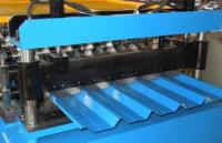 China Automatic Trapezoidal Decking Roof Panel Roll Forming Machine Thickness 0.6 - 0.8mm for sale