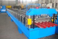 China Automatic Trapezoidal Decking Roof Panel Roll Forming Machine Thickness 0.6 - 0.8mm for sale