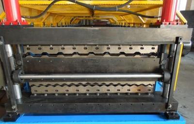 China Double Layer Roll Forming Machine 18 Stations Galvanized Steel 0.3-0.8mm Roof Panel Making for sale