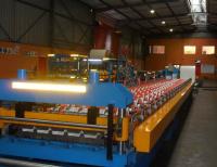 China 1.25M Width Trapezoid Roof Panel Roll Forming Machine For Commercial Metal Buildings for sale