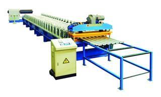 China Fully Electric Automatic Glazed Tile Roof Roll Forming Machine Chain Drive High Speed for sale