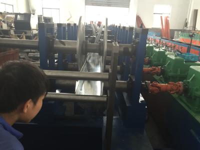 China PLC Touch Screen Cable Tray Roll Forming Machine 0.4-2.5mm Thickness 100-600mm Width for sale